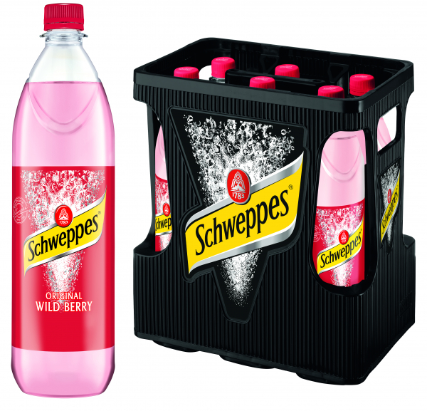 Schweppes Wild Berry 6x1l PET (+Pfand 2,40€) | Getränke Taxi